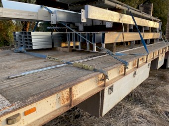 RHS Frame 18x8x3.9 Colorbond Shed 4 Walls pick which side you want left ...