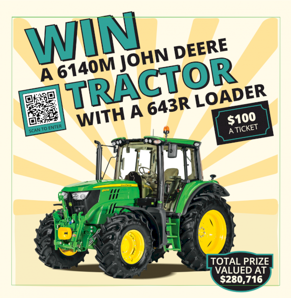 *WIN* A JOHN DEERE 6140M TRACTOR WITH A 643R SELF LEVELLING LOADER ...